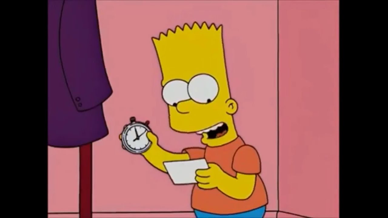 Bart detiene el tiempo Parte 1 !! Los Simpson la casita del horror ...