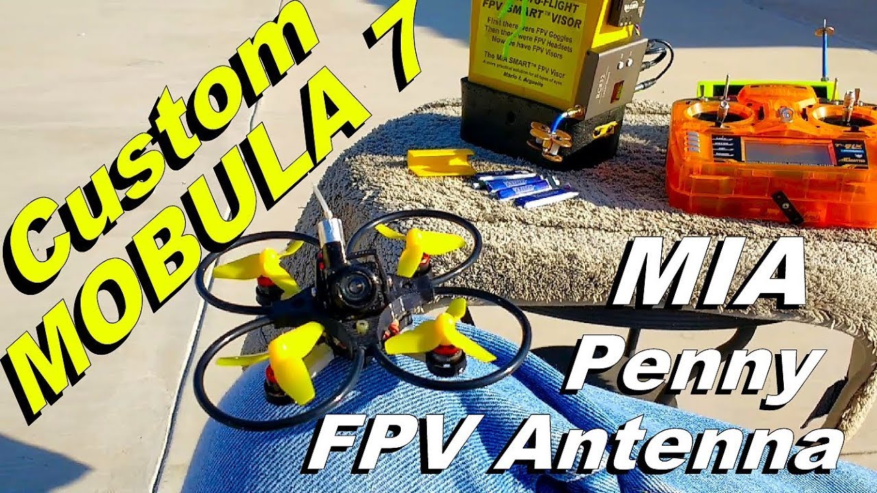 Mobula 7 Racing Quad Custom TX RX Video with MIA 4 Penny FPV Antenna ...