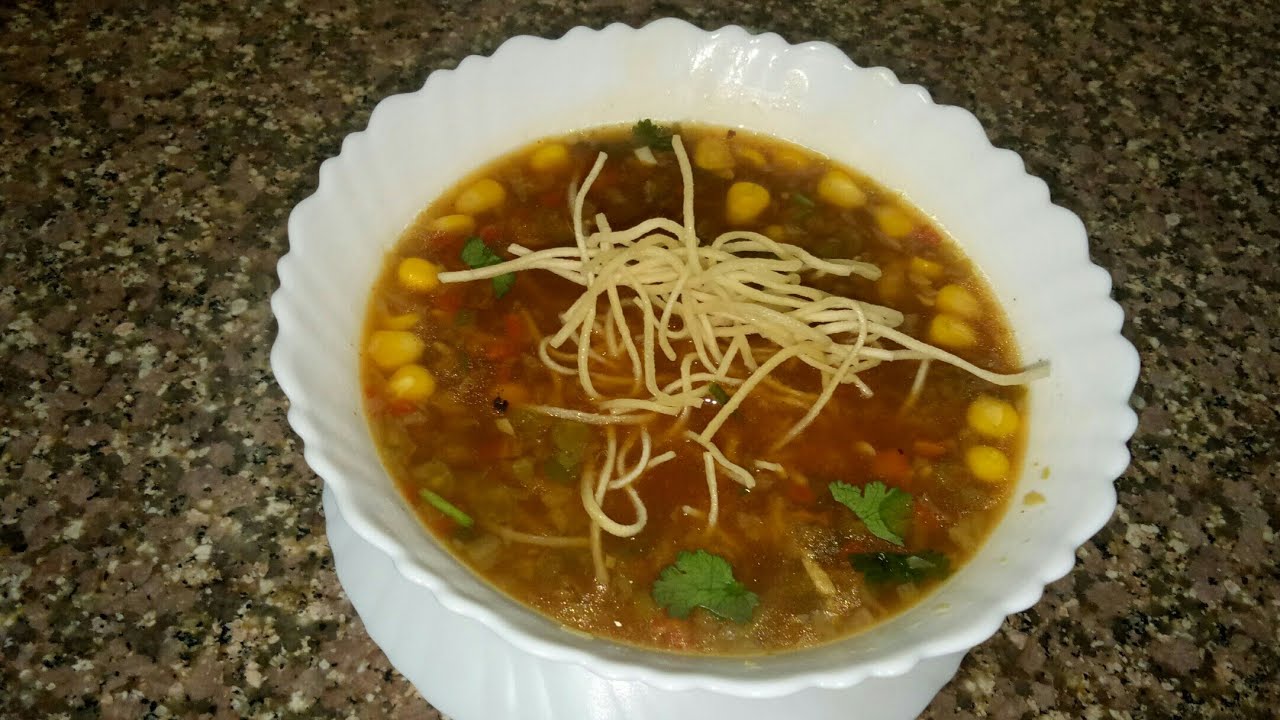 # soup # veg munchow soup | how to make restaurant style veg munchow ...