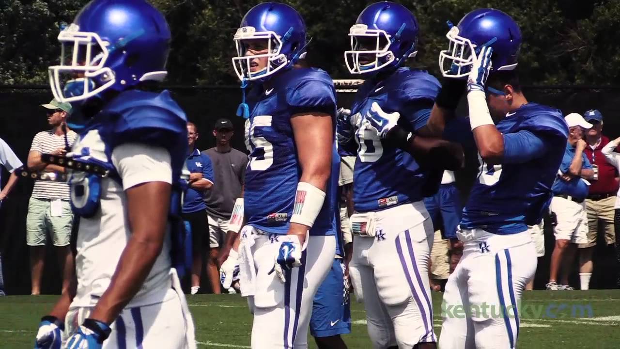 UK Football Practice: Tuesday, Aug. 12, 2014 - YouTube