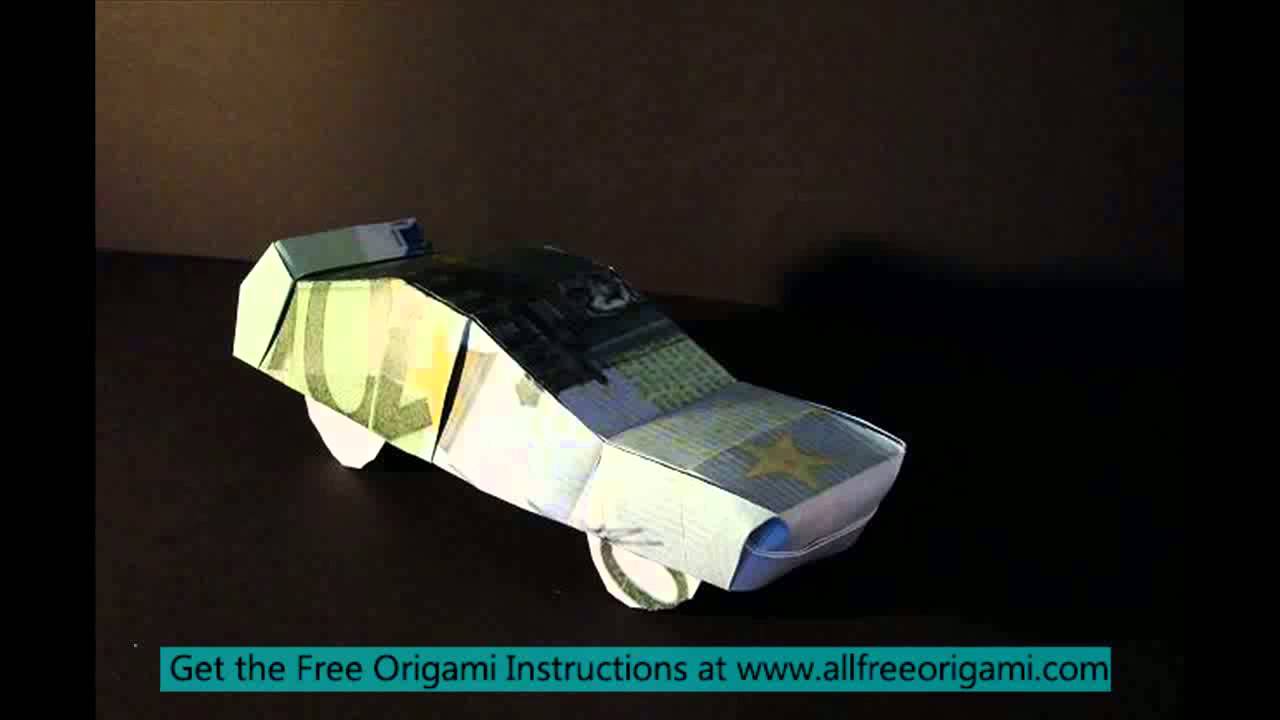 origami car sport - YouTube