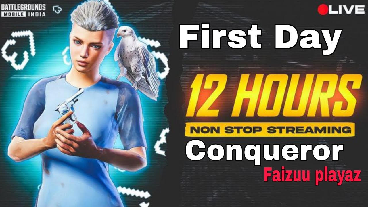 NEW EVENT RANK UP FIRST DAY QONQUEROR TARGET FAIZUU PLAYZ LIVE - YouTube