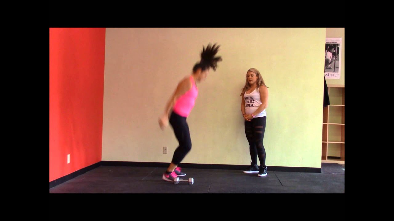Burpee Hop Over - YouTube