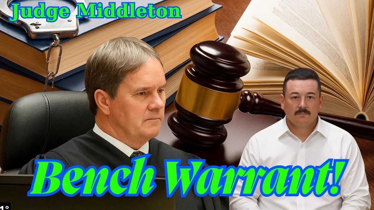 Judge Jeffrey Middleton Issues Bench Warrants & Powerful Sobriety Court ...