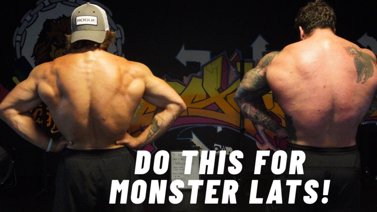 MONSTER back & lat workout, try this for mass!! - YouTube