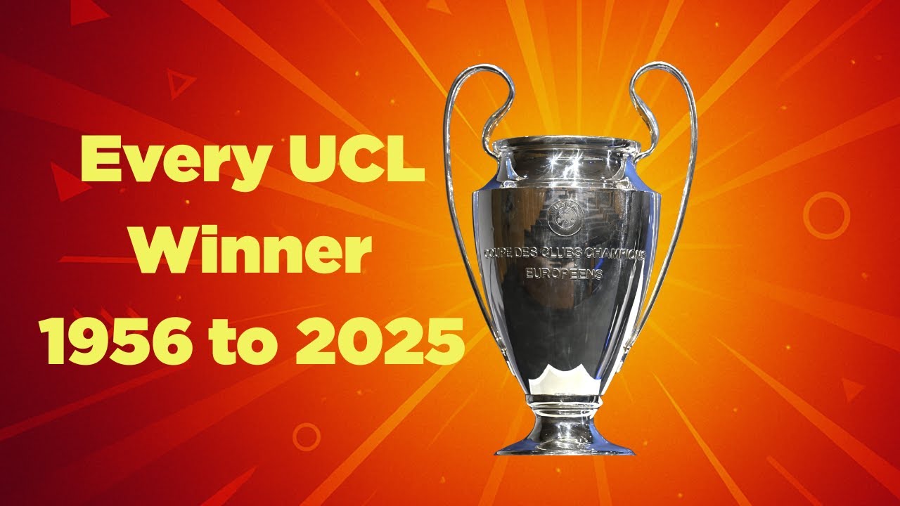 Champions of Europe: Every UCL Winner from 1956 to 2025 - YouTube