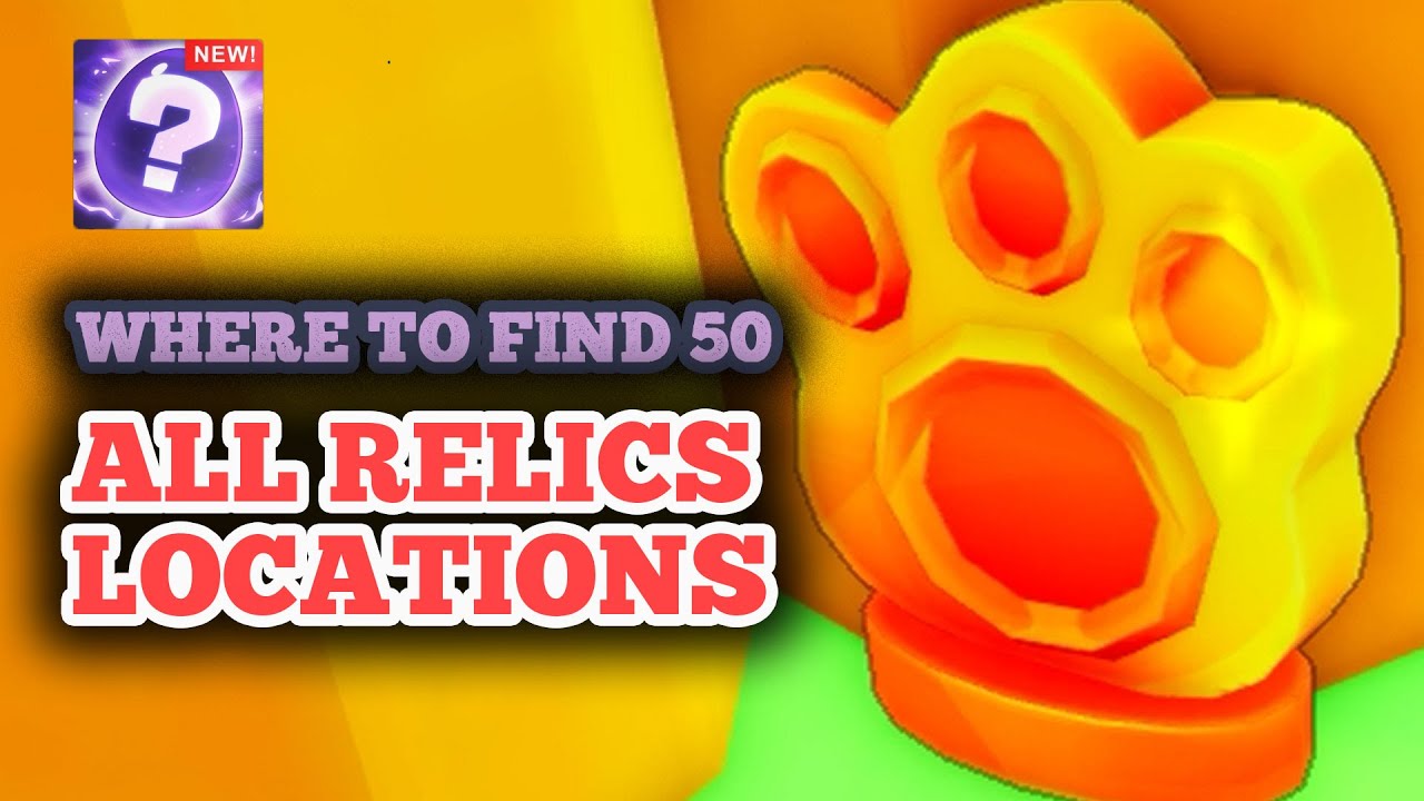 All 50 Relics Locations in Pets Go - Permanent Luck Boost - YouTube