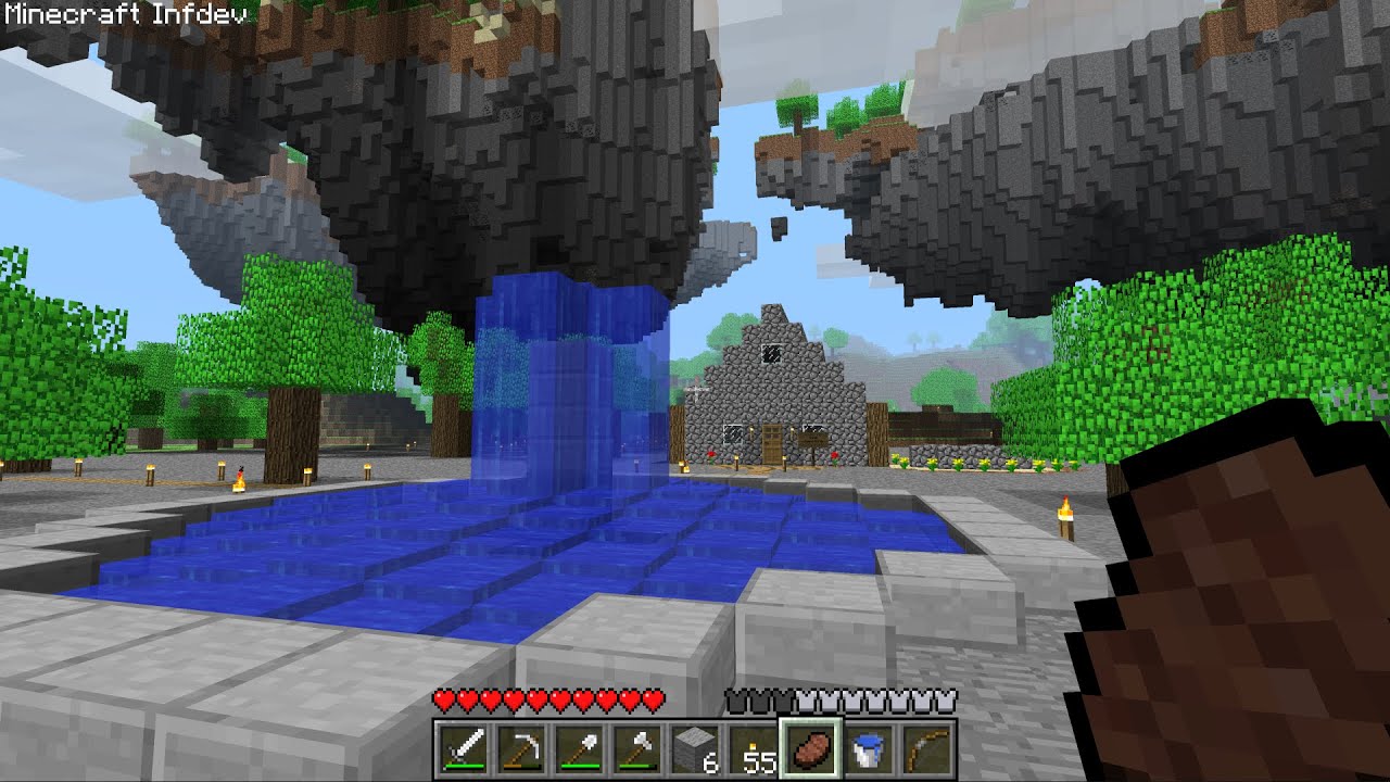 Minecraft through the ages EP 13: Home Improvement (Infdev) - YouTube