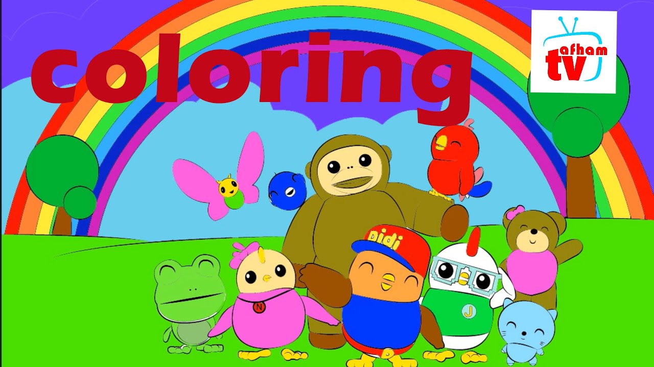 How to Color Didi and Friends | Cara Mewarna Didi and Friends - YouTube