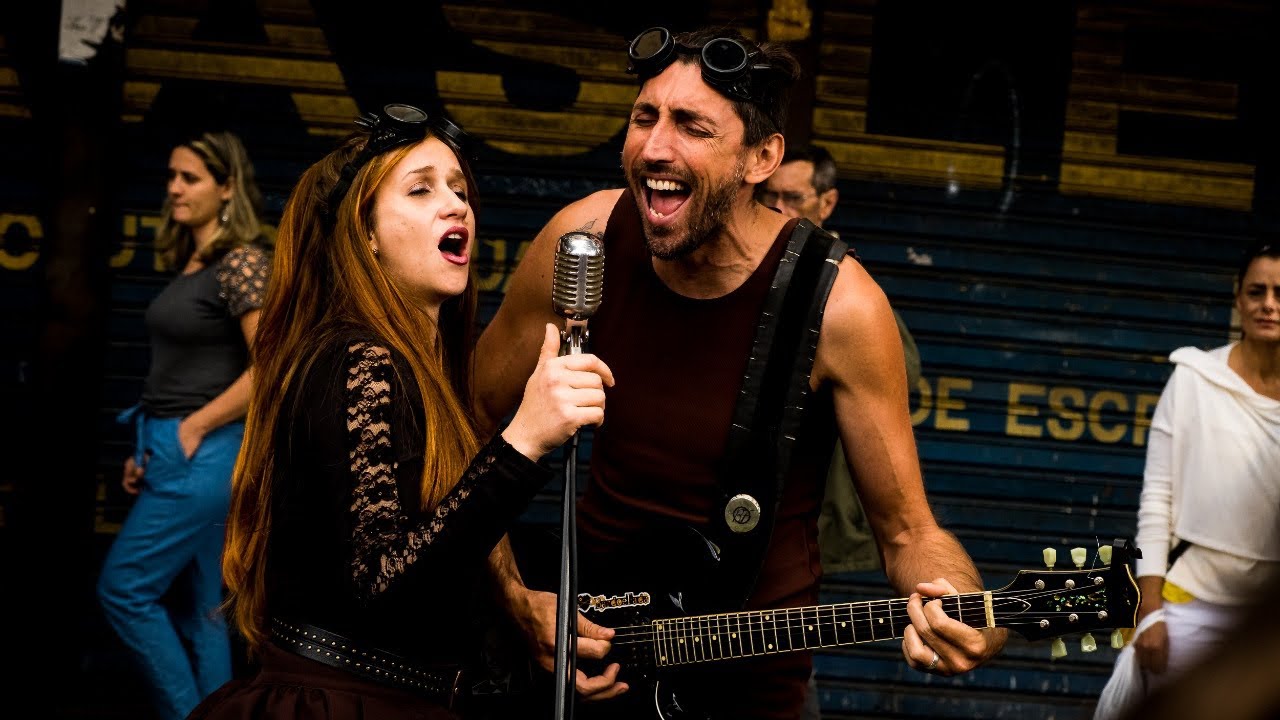 Get Lucky na Feira Hippie / Bardo E Fada Nômade - YouTube