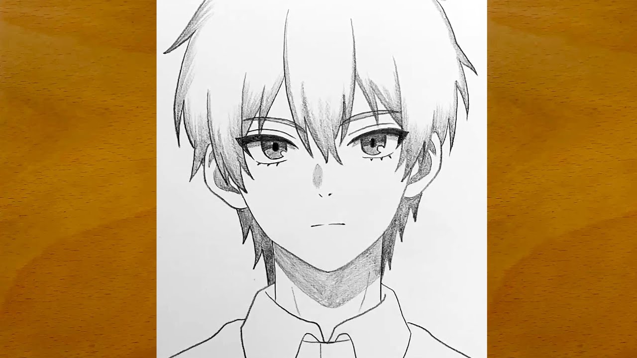 How to Draw an Anime Boy Step by Step || Easy Anime Drawing || Anime ...