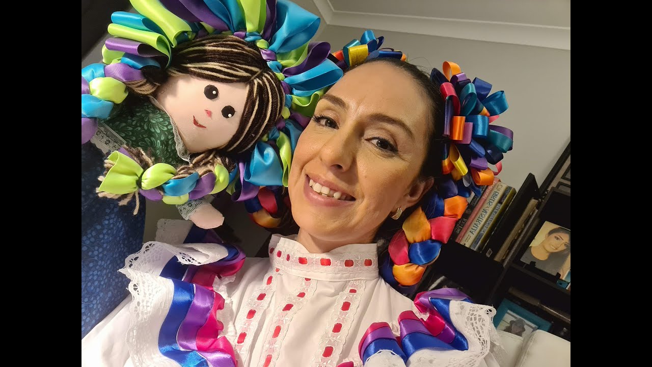 Trenza de Jalisco Video1 Trenza Base, Tocado Folklórico Tutorial ...