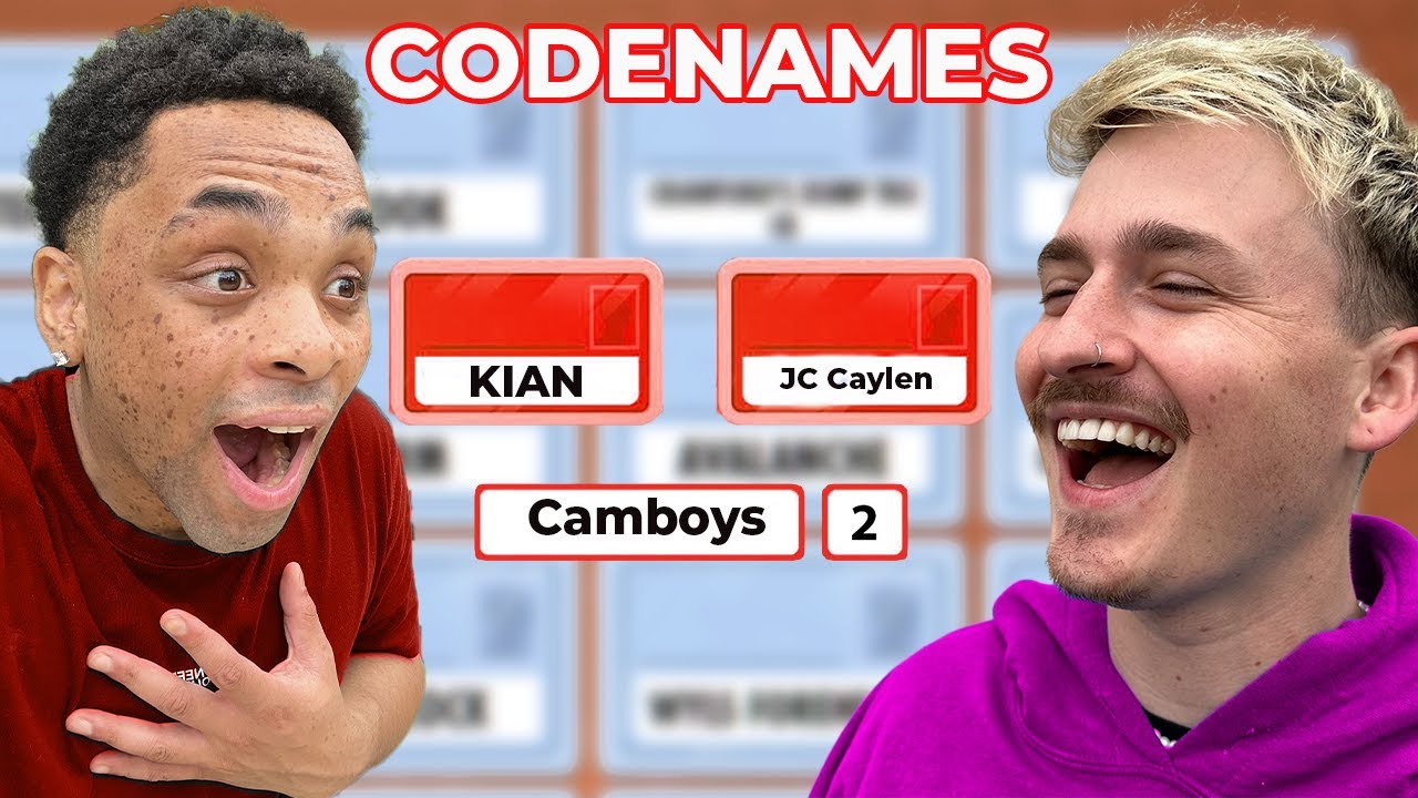 CODENAMES With The Camboys!!! (Best Spy Master POV) - YouTube