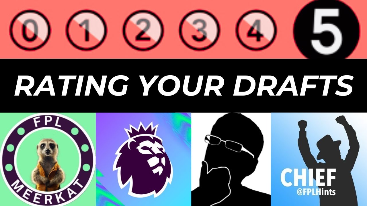 RATING YOUR FPL DRAFTS WITH @FPLMeerkat | Fantasy Premier League 23/24 ...
