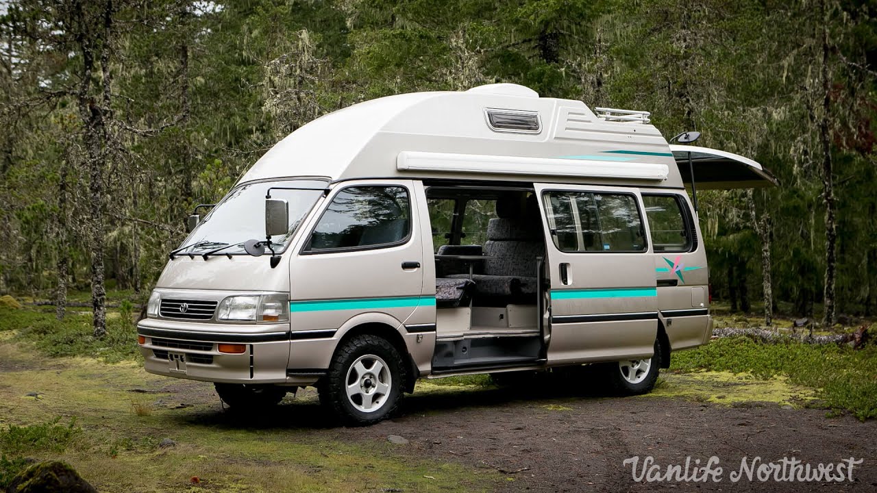 1997 TOYOTA Hiace Hi-TOP 2wd Camper Van - YouTube
