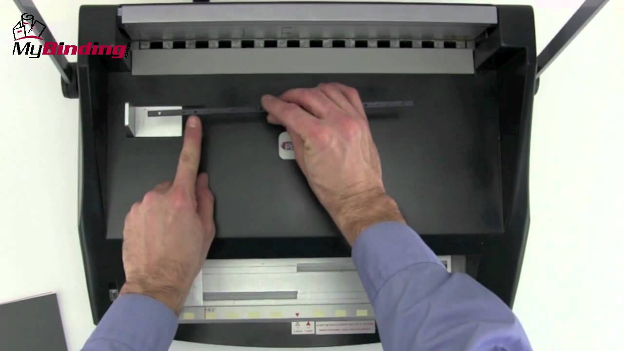 Tamerica V2000 Pro Hot Knife VeloBind Binding Machine Demo - YouTube