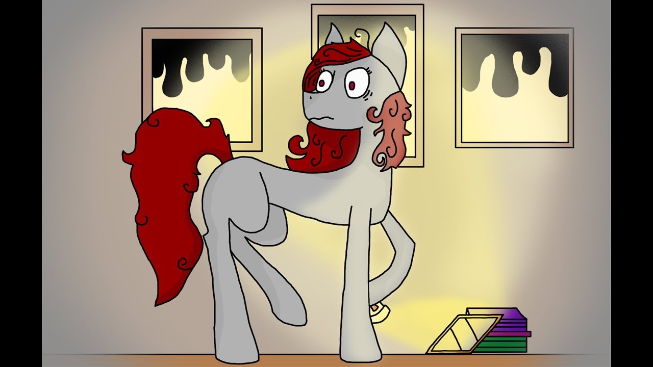 Speed art Layers of fear inspired my little pony fan art - YouTube