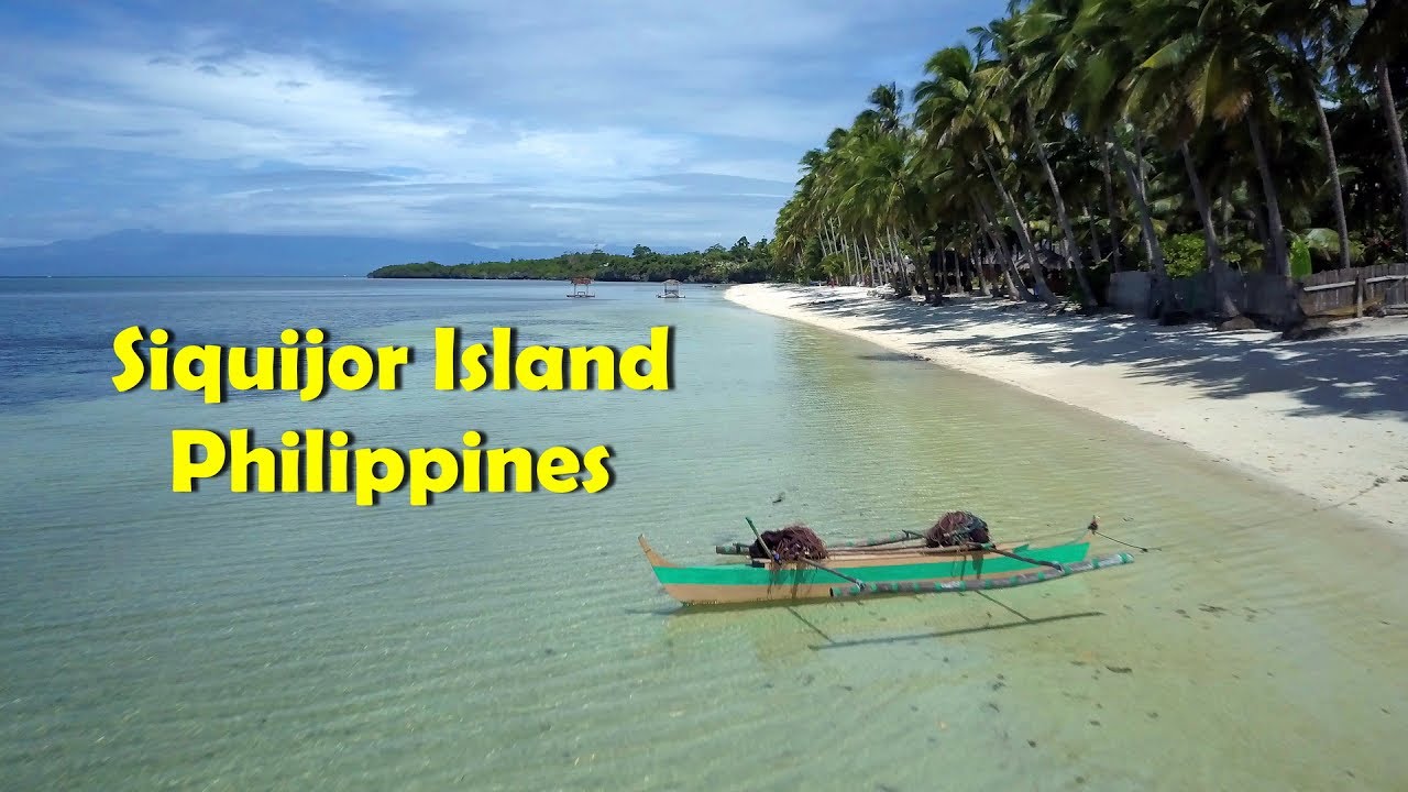Solangon White Sand Beach, San Juan, Siquijor Island, Philippines - YouTube