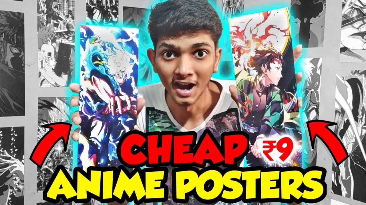 I Got CHEAP ANIME POSTERS for my ROOM|CHEAP ANIME POSTERS|DIY - YouTube
