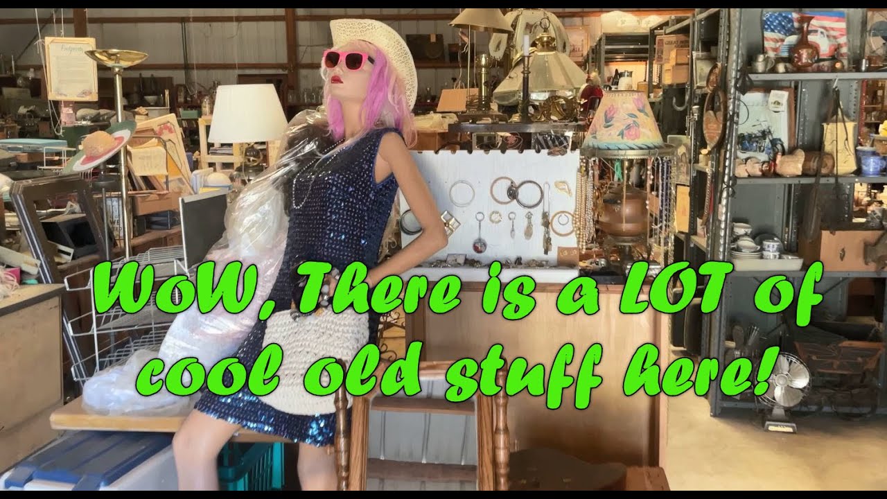 Barns full of old collectibles....Come get ya some! - YouTube