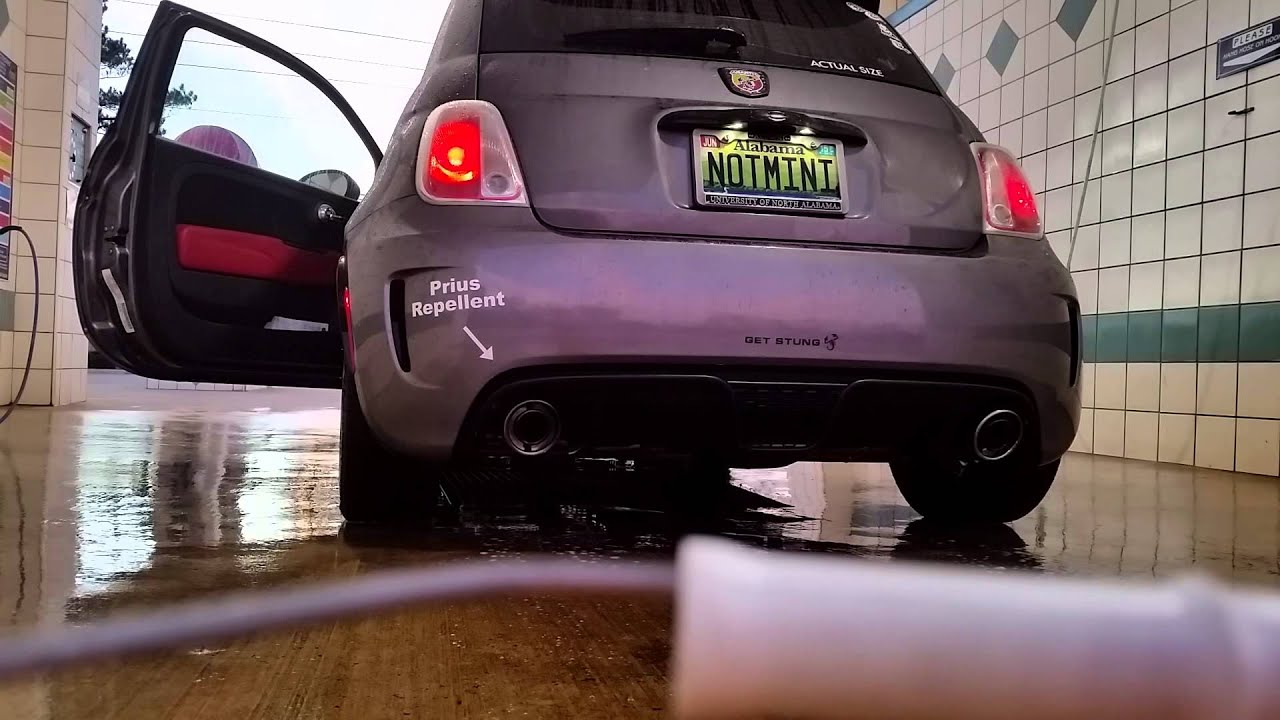 2013 Fiat 500 Abarth after a bath - YouTube