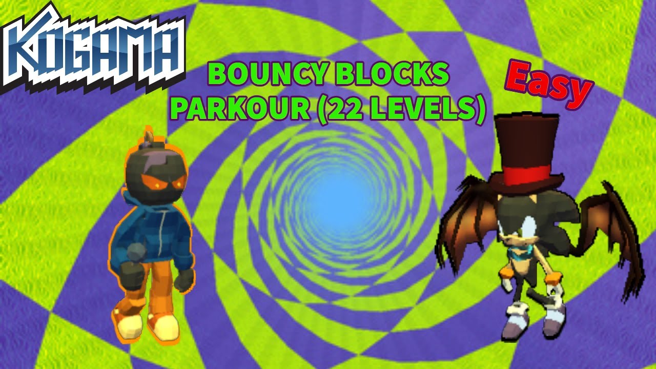 Kogama-BOUNCY BLOCKS PARKOUR (22 LEVELS) - YouTube