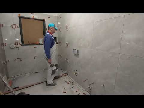 Tile Leveling System how to remove Wedges on the Bathroom Wall