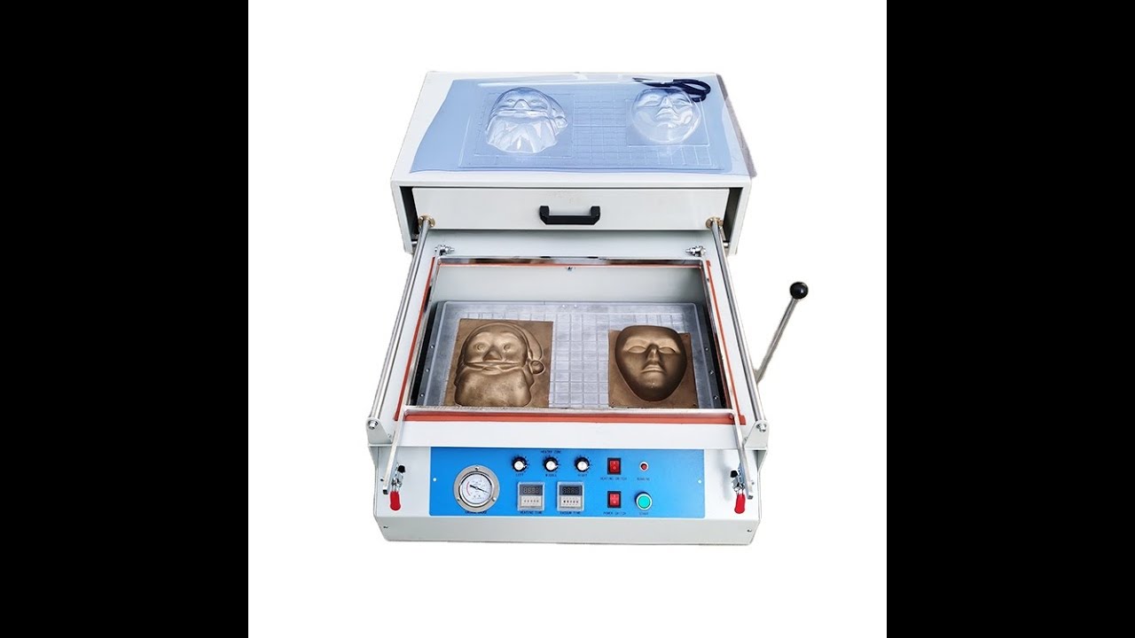 Mini Vacuum Plastic Forming Machine - YouTube