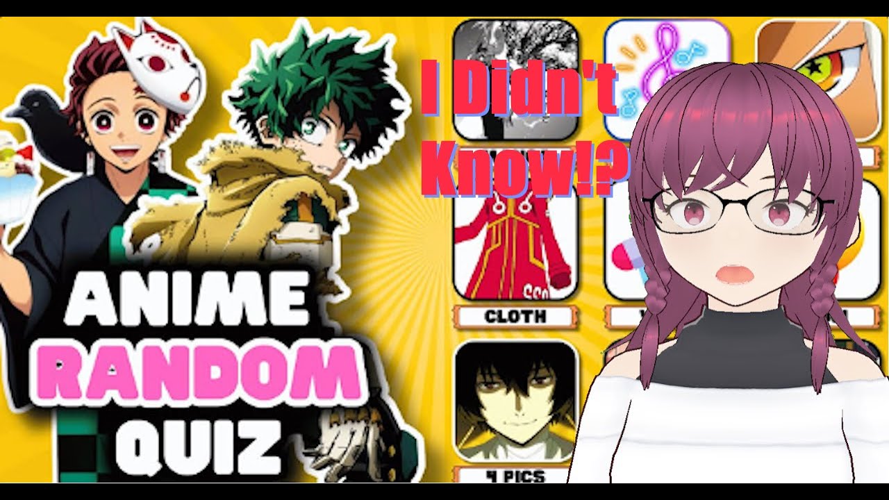 Nilluo, tests they're ANIME Knowledge in this Random Anime Quiz! - YouTube