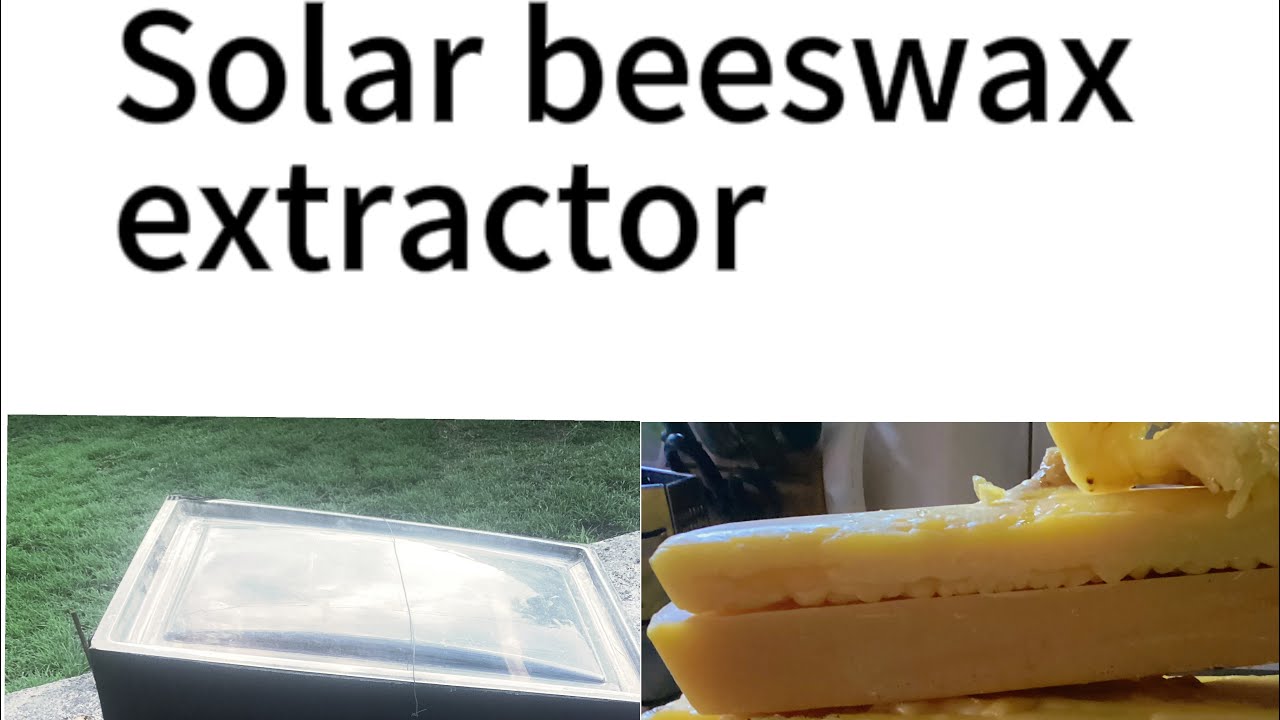 The easiest way to extract beeswax - YouTube