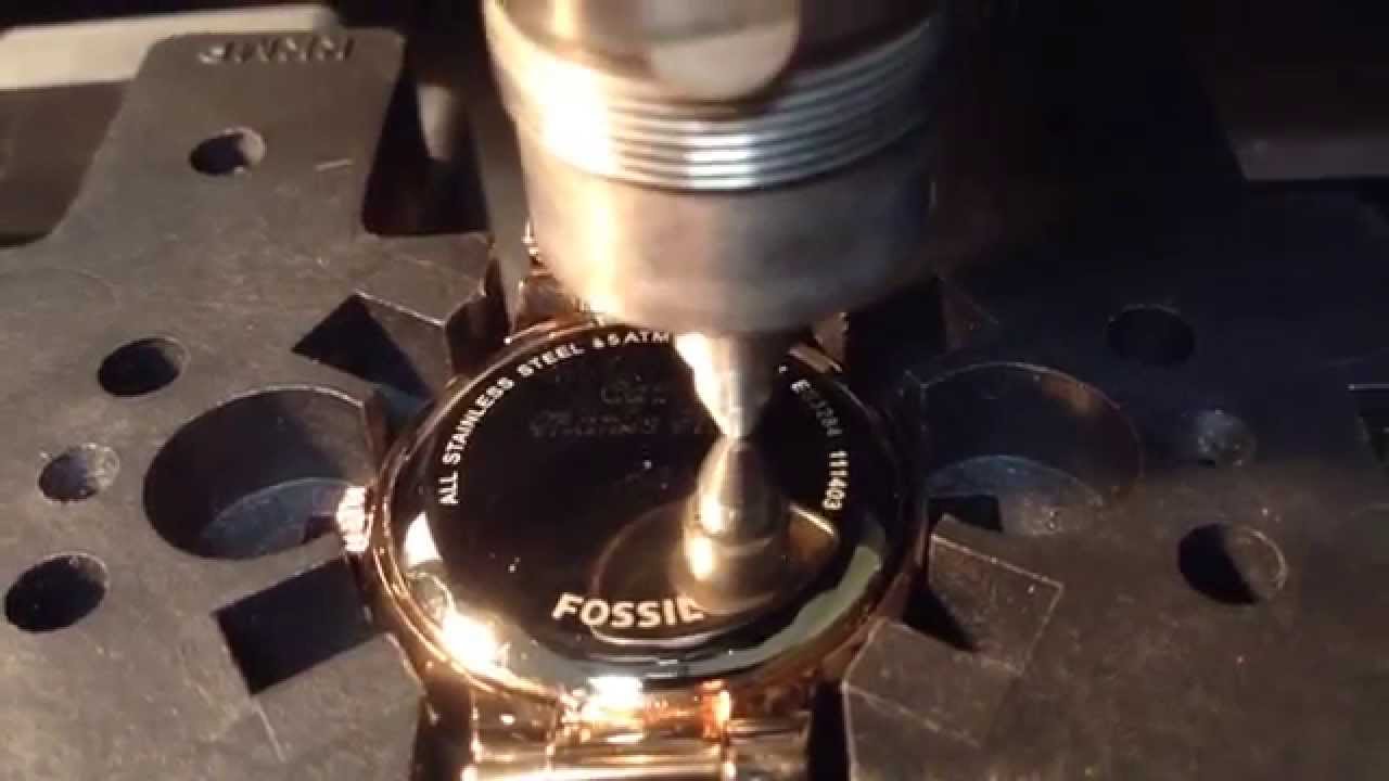 Watch engraved on back - YouTube