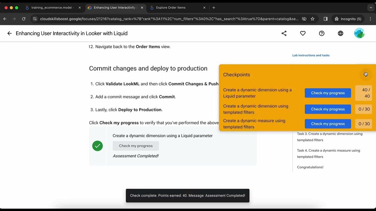 Enhancing User Interactivity in Looker with Liquid | GSP934 - YouTube