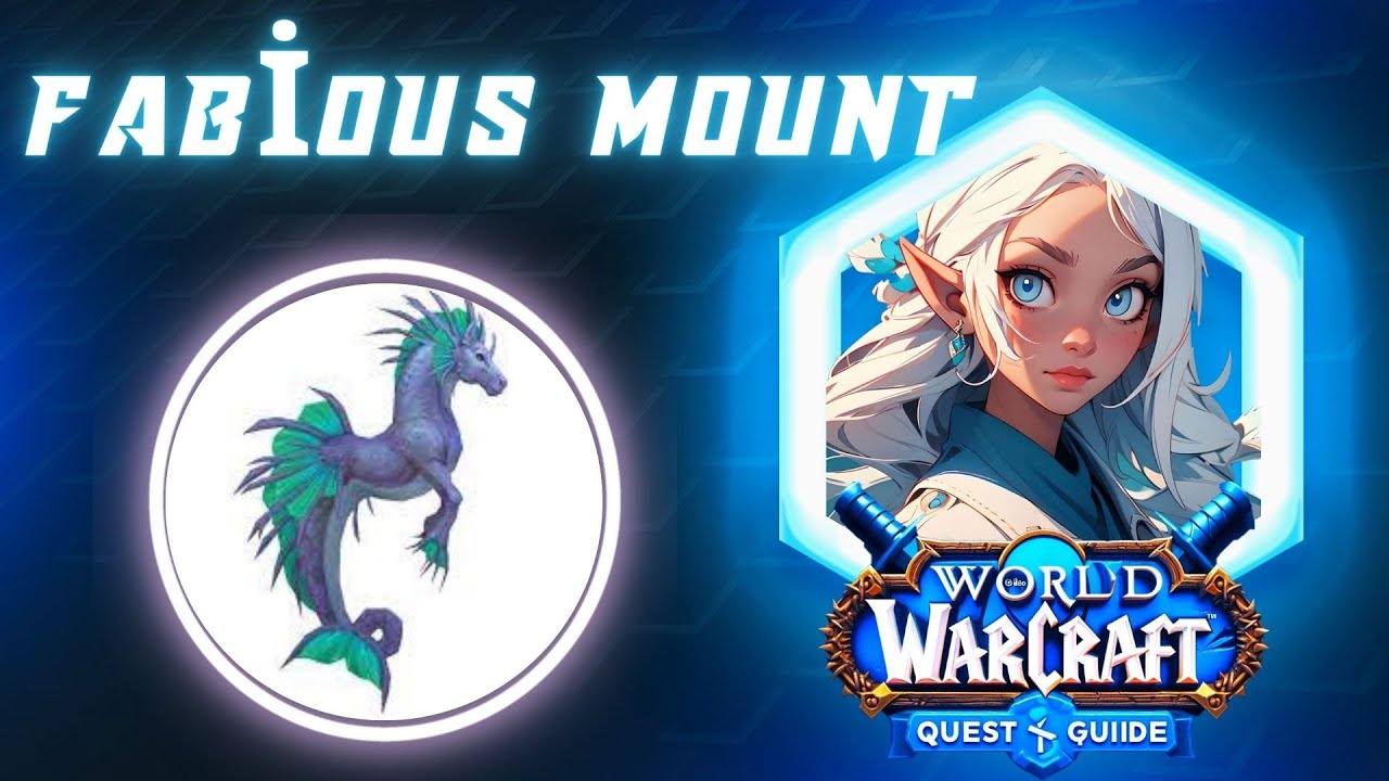How to obtain Fabious Mount | Hidden & Secret Mount in Nazjatar | use S ...