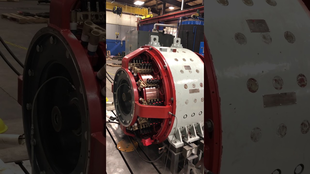 2000HP DC Motor On Final Test Run - YouTube