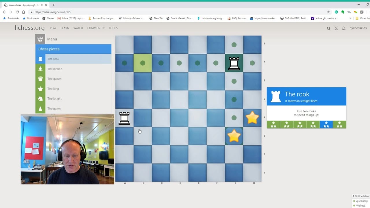 Lesson 7 Chess for Children - The Rook - YouTube