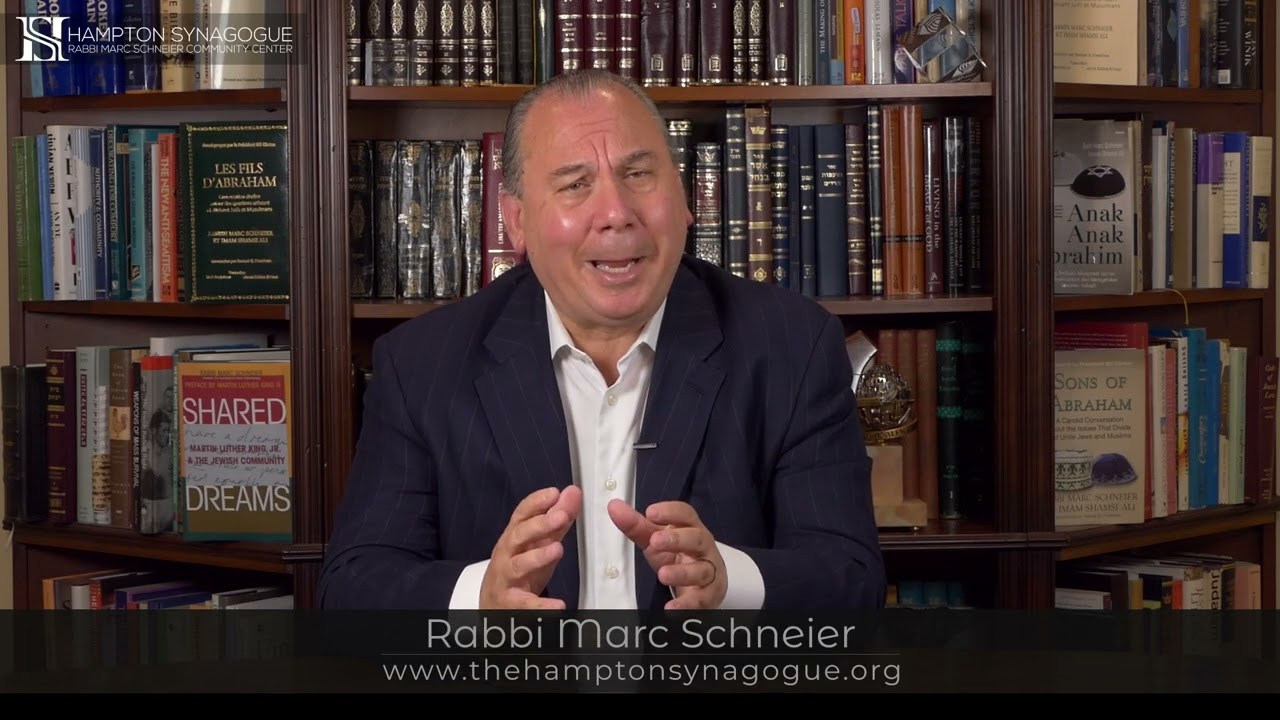 Rabbi Marc Schneier's Shabbat Message & Services for August 12/13, 2022 ...