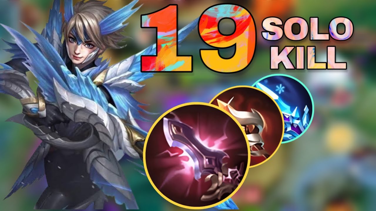 19 SOLO KILL ! TOP 1 GLOBAL KIMMY BEST BUILD AND EMBLEM SET | MOBILE LEGENDS - YouTube
