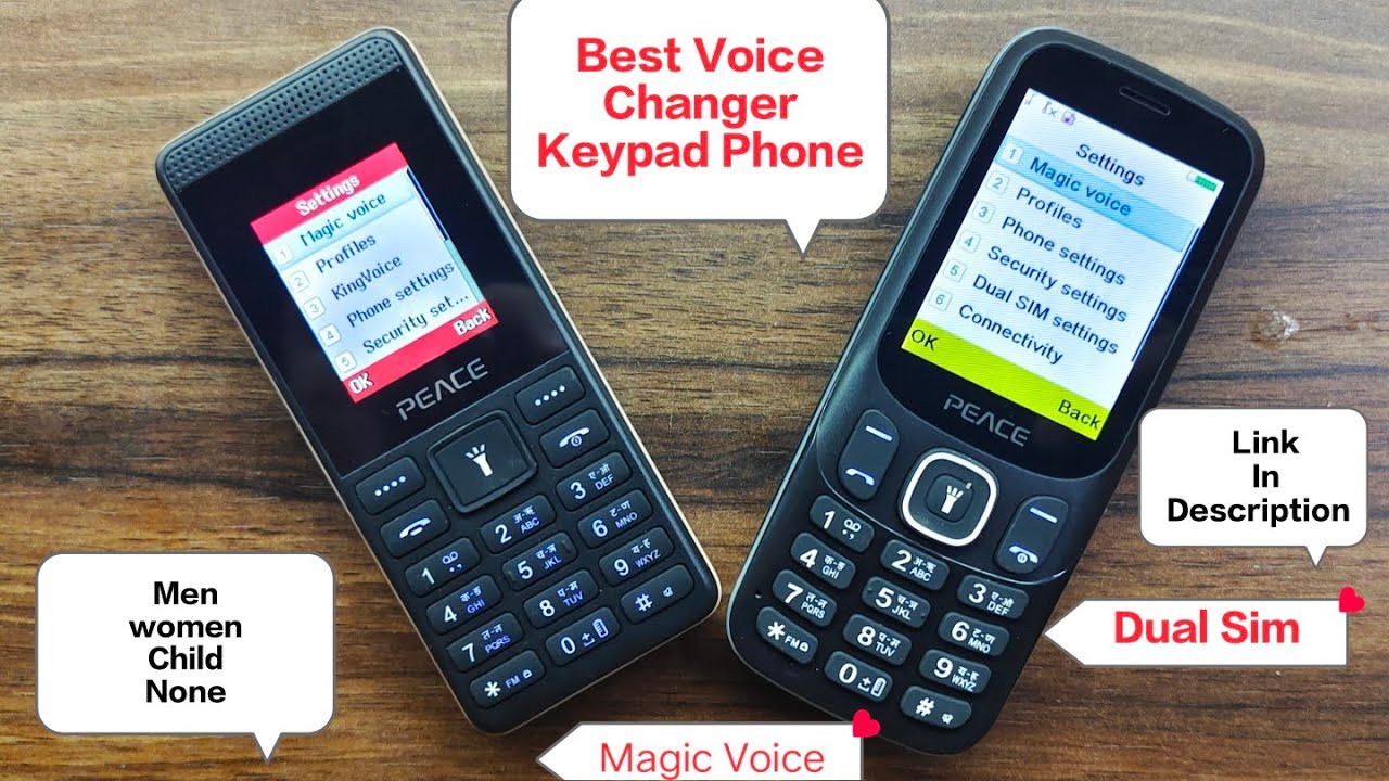 Mi2 Voice Changer mobile Vs P99 Voice Changer Keypad Phone🔋Unboxing l ...