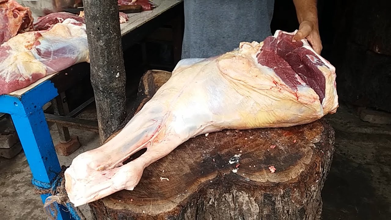 Big Cow Ran Meat Cutting Meat Cutting Processing !! How To Cutting Cow ...