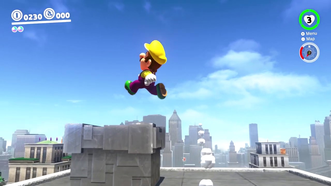 Super Mario Odyssey - Moon Pipe Challenges - YouTube