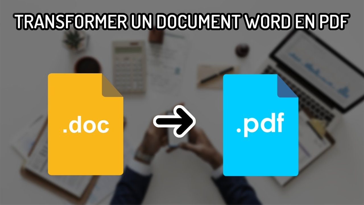 Transformer un document Word en PDF - SoftWare #12 - First High-Tech ...