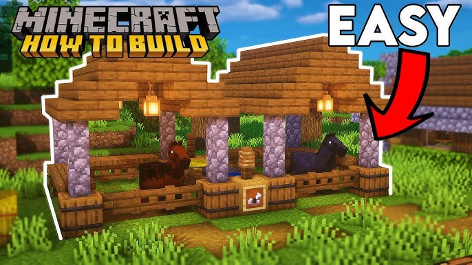 Horse Stable Minecraft Schematic