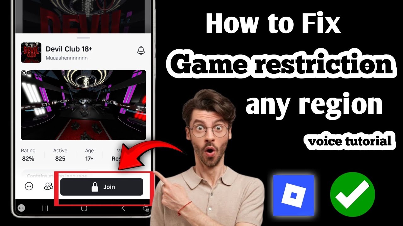 "How to Join Age Restricted Games on Roblox | Unlock 17+ & 18+ Games Easily (Step by Step Guide ...