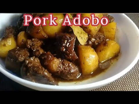 Adobong Baboy | How to cook Adobong Baboy | Pork Adobo with Potato ...