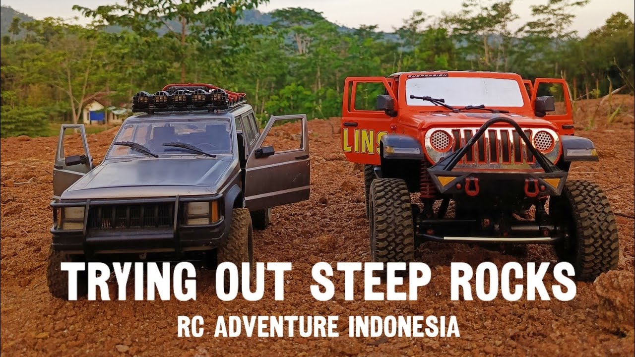 Offroad Extreme 4x4 Trying Out Steep Rocks | 1:12 SCALE, MN 78, MN 128 ...