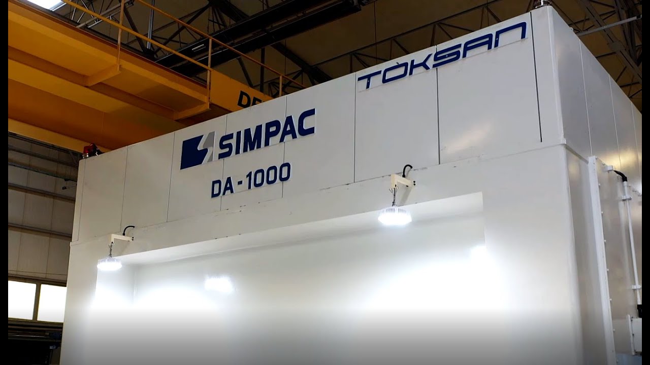 SIMPAC 1000Ton Press progressive line ! - YouTube