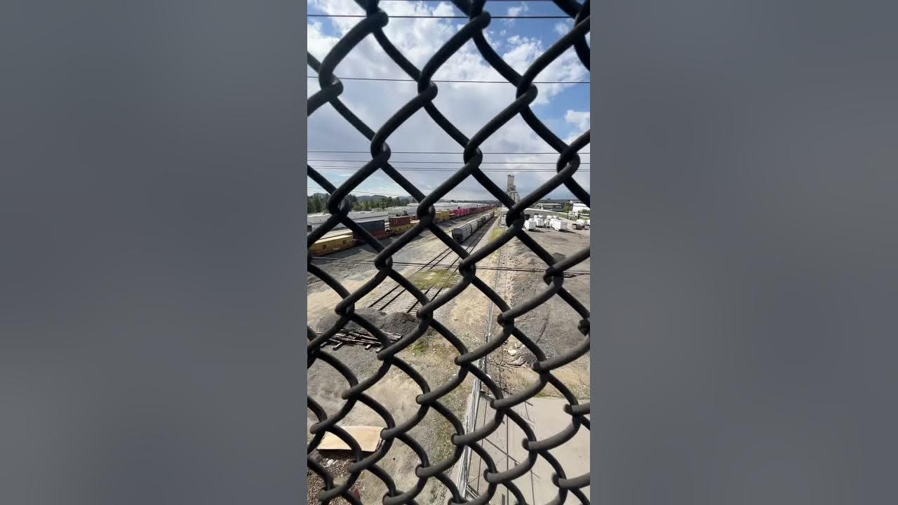 3/7/2025: UP 7074 leads an EB Massive Stack Train in East Colton Heights, CA - YouTube