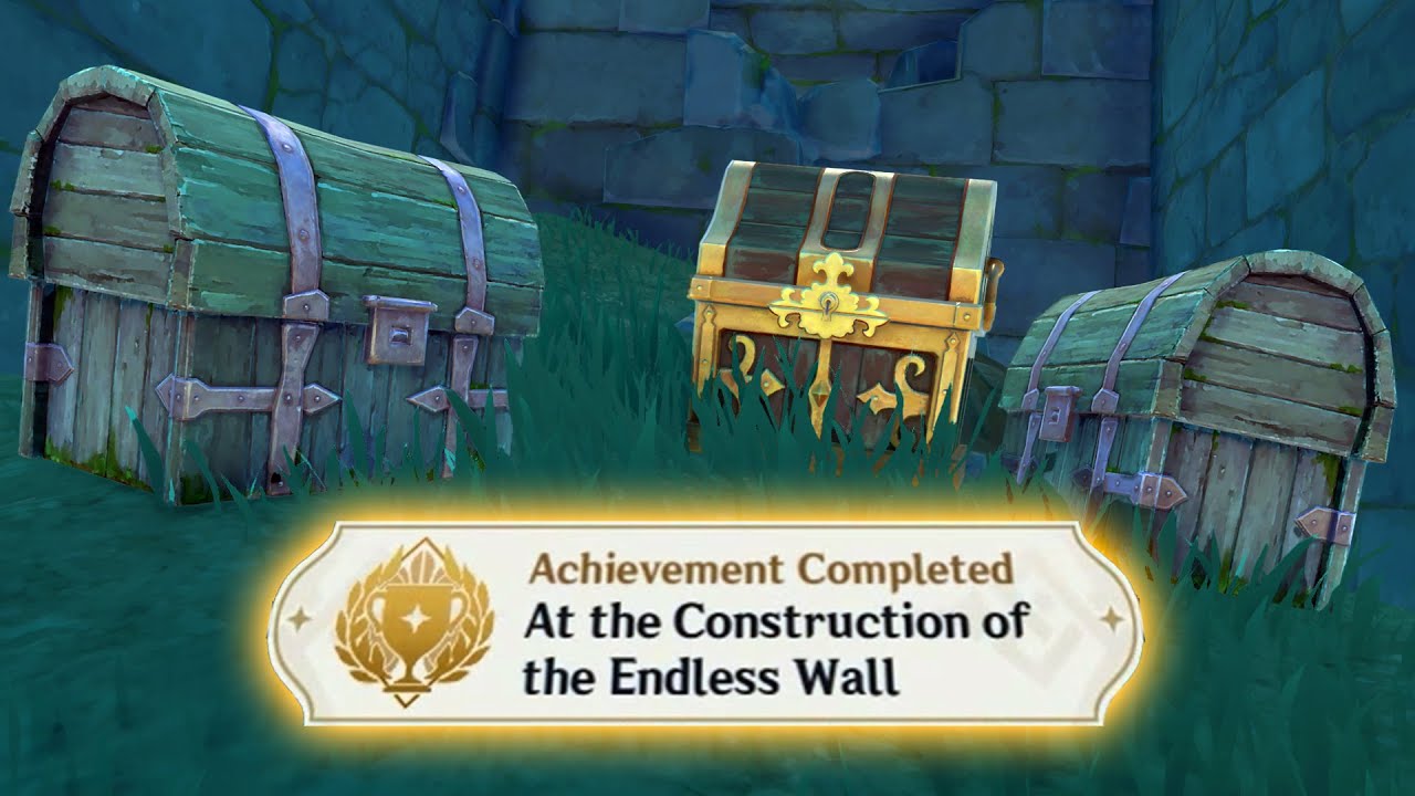 At the Construction of the Endless Wall Hidden Achievement | Genshin ...