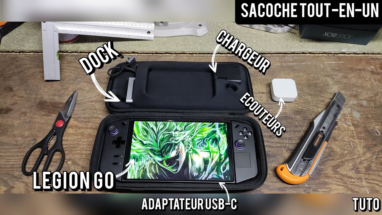 (TUTO) Legion Go Case Custom: Une Sacoche TOUT-EN-UN ! - YouTube