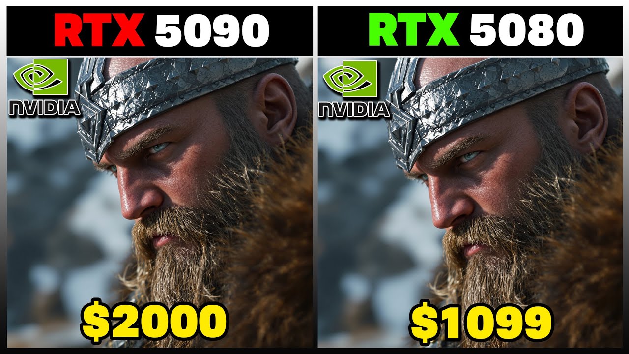 RTX 5090 vs RTX 5080 - FPS Showdown - YouTube